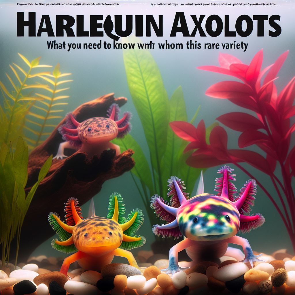 Axolotls arlequins : ce qu'il faut savoir sur cette variété rare ...