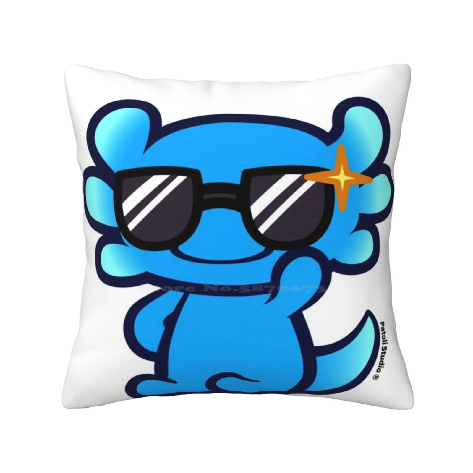Housse de coussin Axolotl Boss – Axolotl-Group
